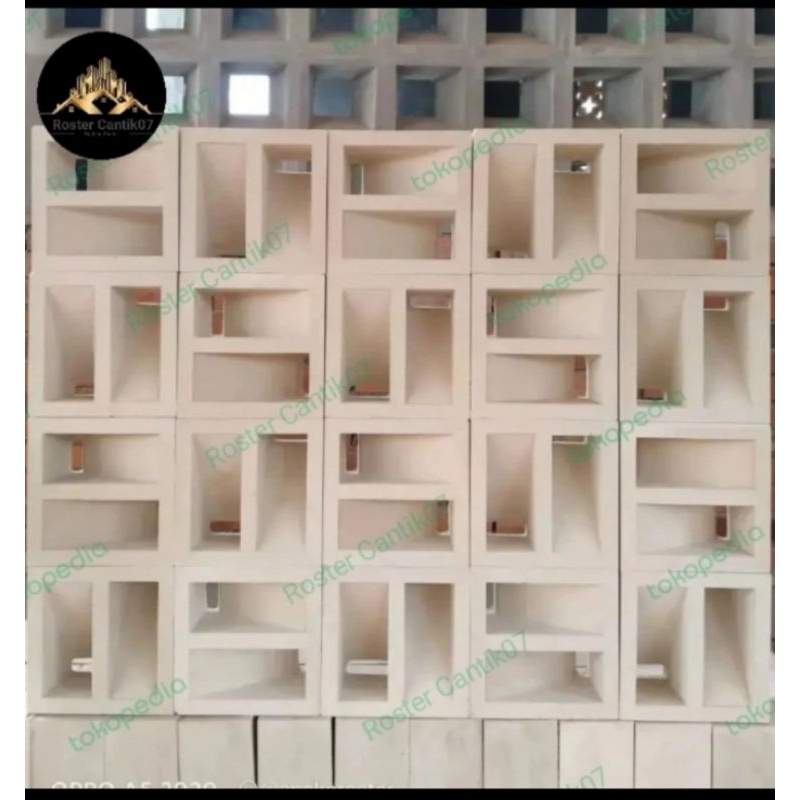 Jual jual roster minimalis roster beton / roster lubang angin motif ...