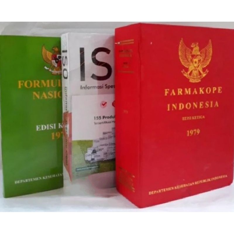 Jual Buku Farmasi, Formularium Nasional, ISO Volume 53, Farmakope Edisi 3 | Shopee Indonesia