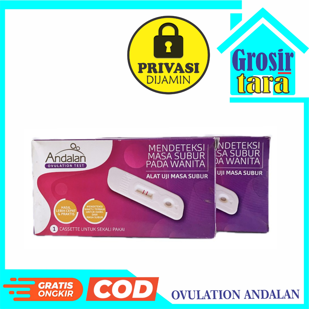Jual ANDALAN OVULATION TEST STRIP ALAT TES OVULASI KESUBURAN ANDALAN ...