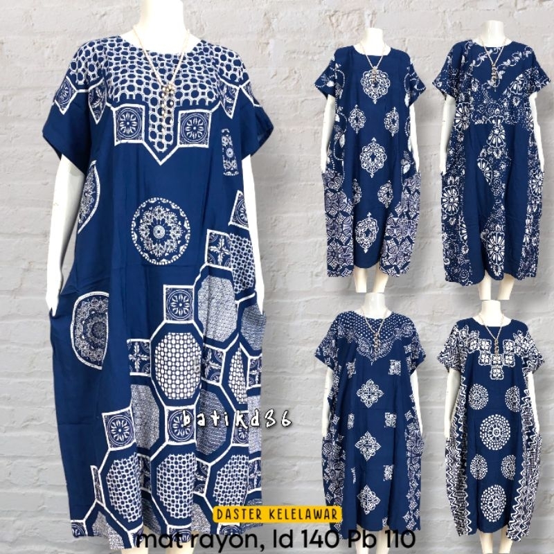 Jual Daster solo batik kelengan murah rayon halus tebal baju santai ...