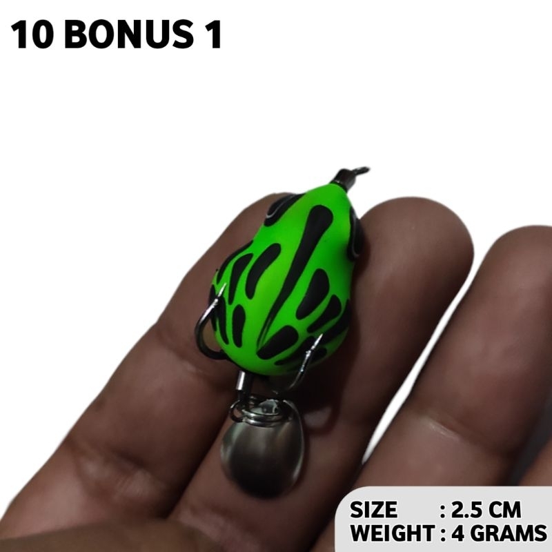 Jual Soft Frog Lure 2,5 Cm Umpan Casting Gabus Kodok Karet | Shopee ...