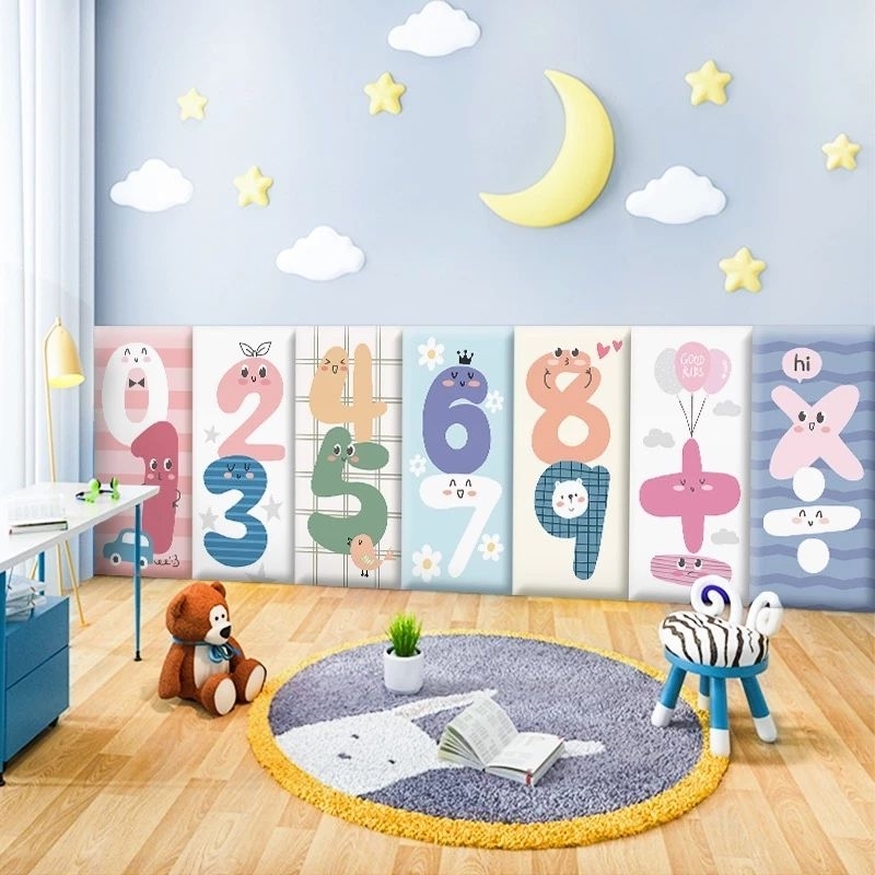 Jual 6PCS WALLPAPER FOAM BUSA TIMBUL 3D TEBAL WALLFOAM MOTIF ANAK ANAK ...