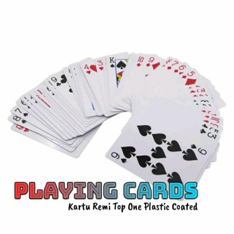 Jual KARTU REMI Top one PLAYING CARD GOOD LAKE KARTU | Shopee Indonesia