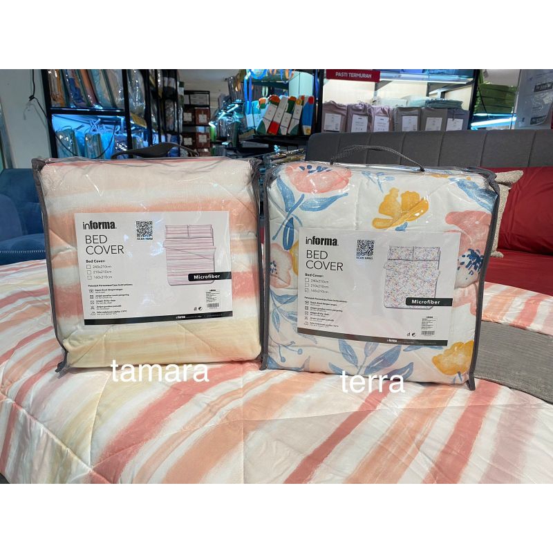 Jual INFORMA Bedcover Microfiber SAJA Sale 60-70% | Shopee Indonesia