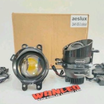 Jual Aeslux Foglamp Lampu Foglamp LED Biled F7 3 Color Bracket Toyota ...