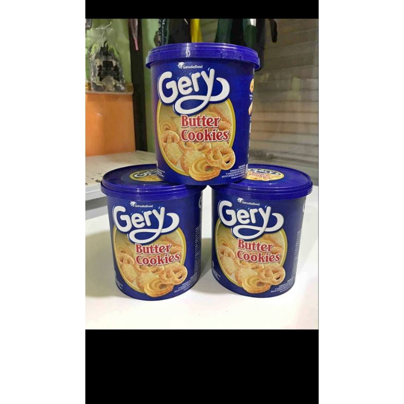 Jual GERY BUTTER COOKIES KALENG PLASTIK||RENYAH LEZAT | Shopee Indonesia