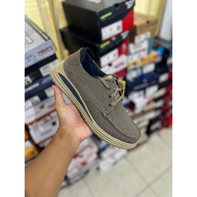 Jual Skechers Proven Forenzo Men Khaki Original BNIB Resmi | Shopee Indonesia