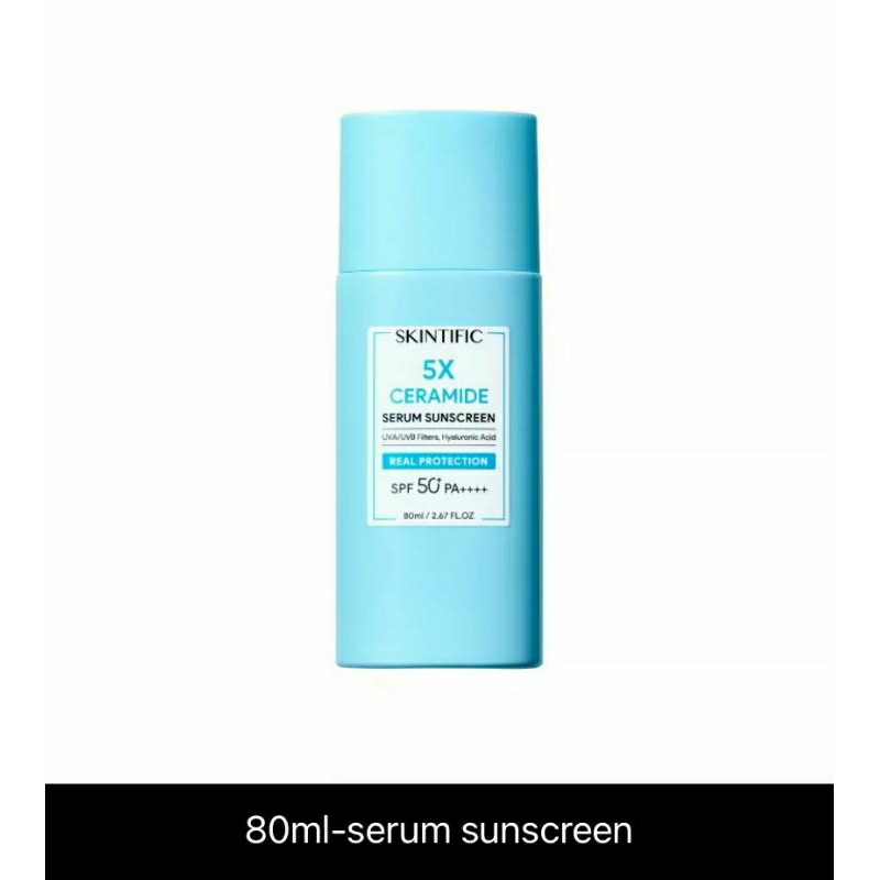 Jual Skintific 5X ceramide serum sunscreen spf 50 PA+++ 80ML | Shopee ...