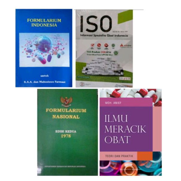 Jual Buku Farmasi. ISO Vol 53, Ilmu Meracik Obat, Formularium Nasional ...