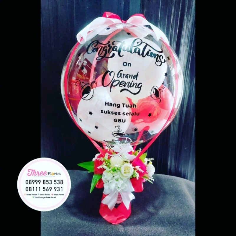 Jual box bunga balon / box bunga balon ucapan / hadiah ucapan selamat ...