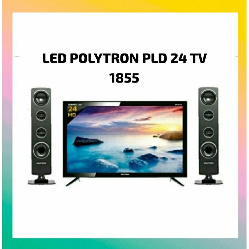 Jual LED TV DIGITAL POLYTRON 24 INCH SPEAKER TOWER PLD 24 TV 1855/LED ...