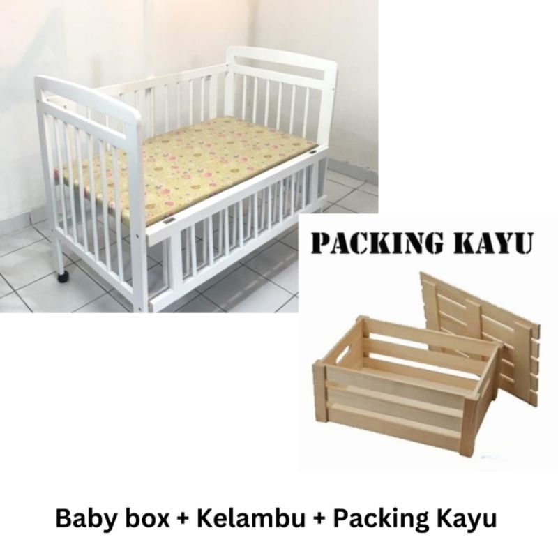 Jual Baby Box Kayu / Baby Box Bayi / Ranjang Bayi / Tempat Tidur Bayi ...