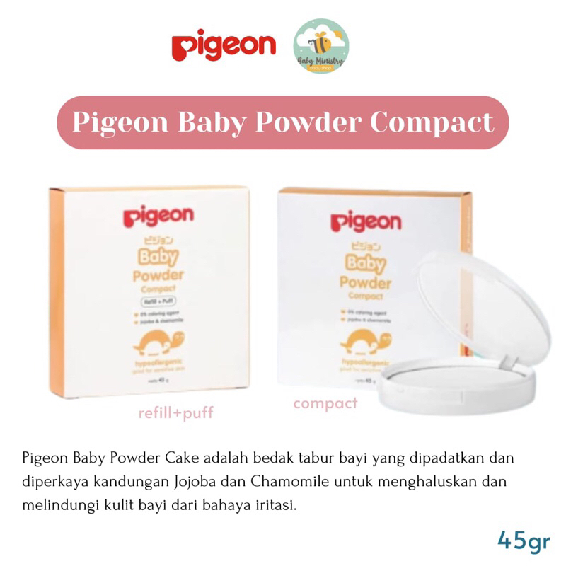 Jual Pigeon Baby Powder pigeon baby gentle care 45gr / Compact powder ...