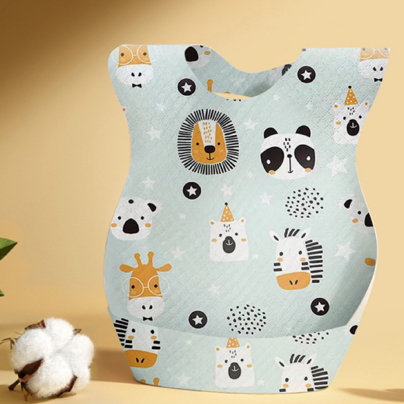 Jual DISPOSABLE BIB/PREMIUM CELEMEK ANAK/BAYI APRON SEKALI PAKAI HANDUK ...