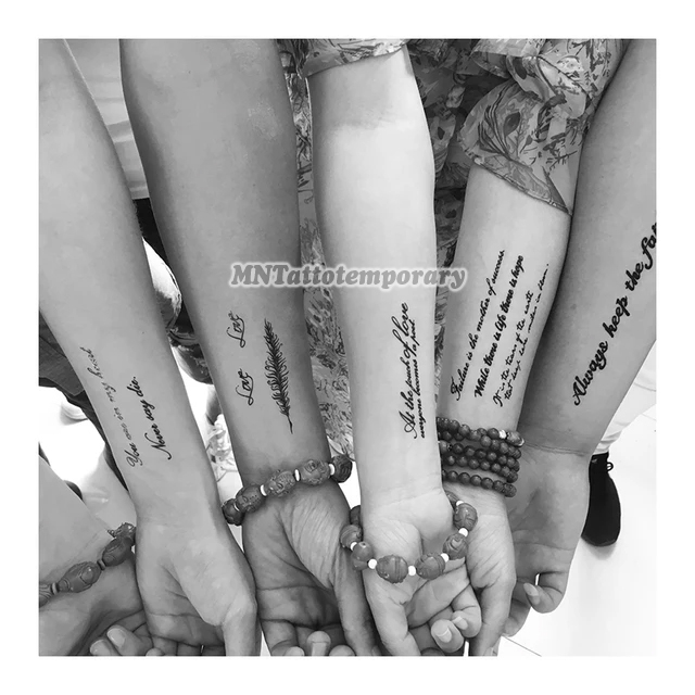 Jual COD TATOO TEMPORARY MODEL TULISAN KEREN TATO TEMPORER | Shopee ...