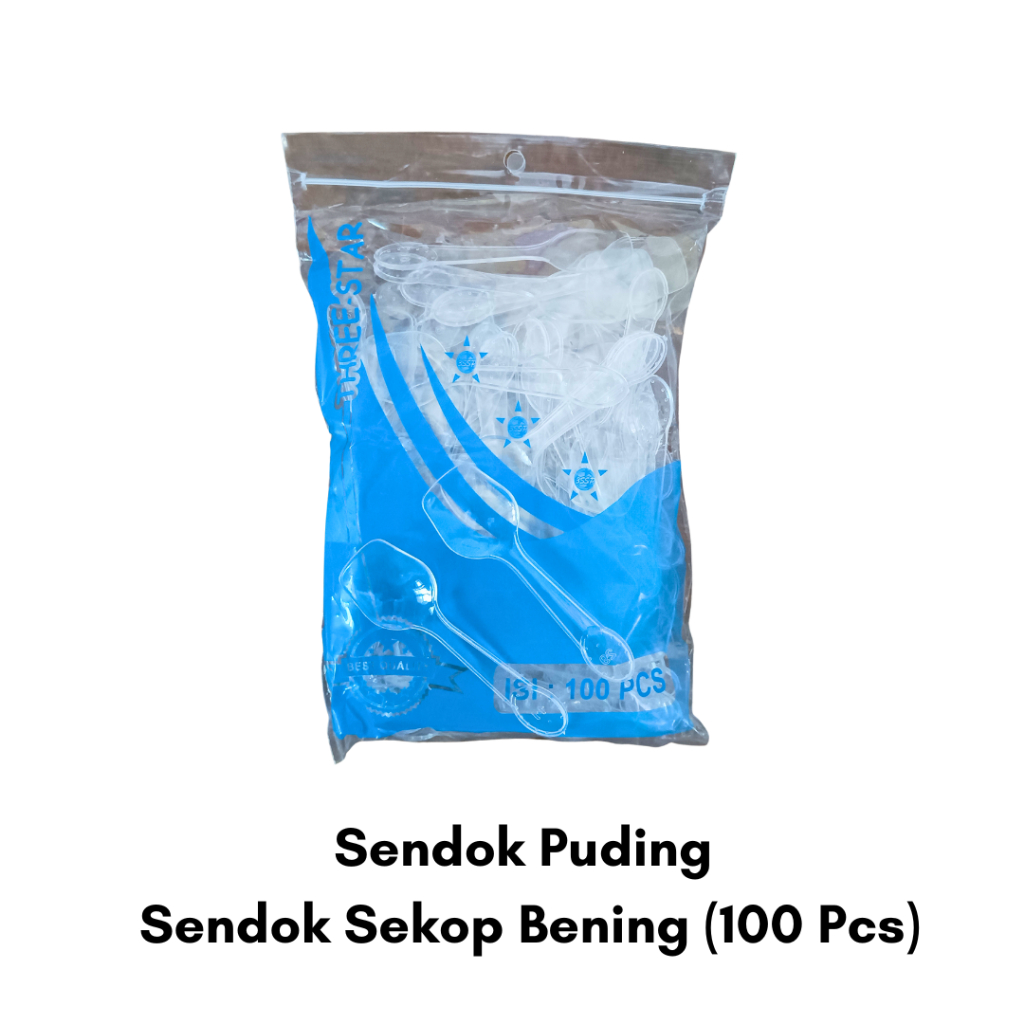 Jual Sendok Puding - Sendok Sekop Bening (100 Pcs) | Shopee Indonesia