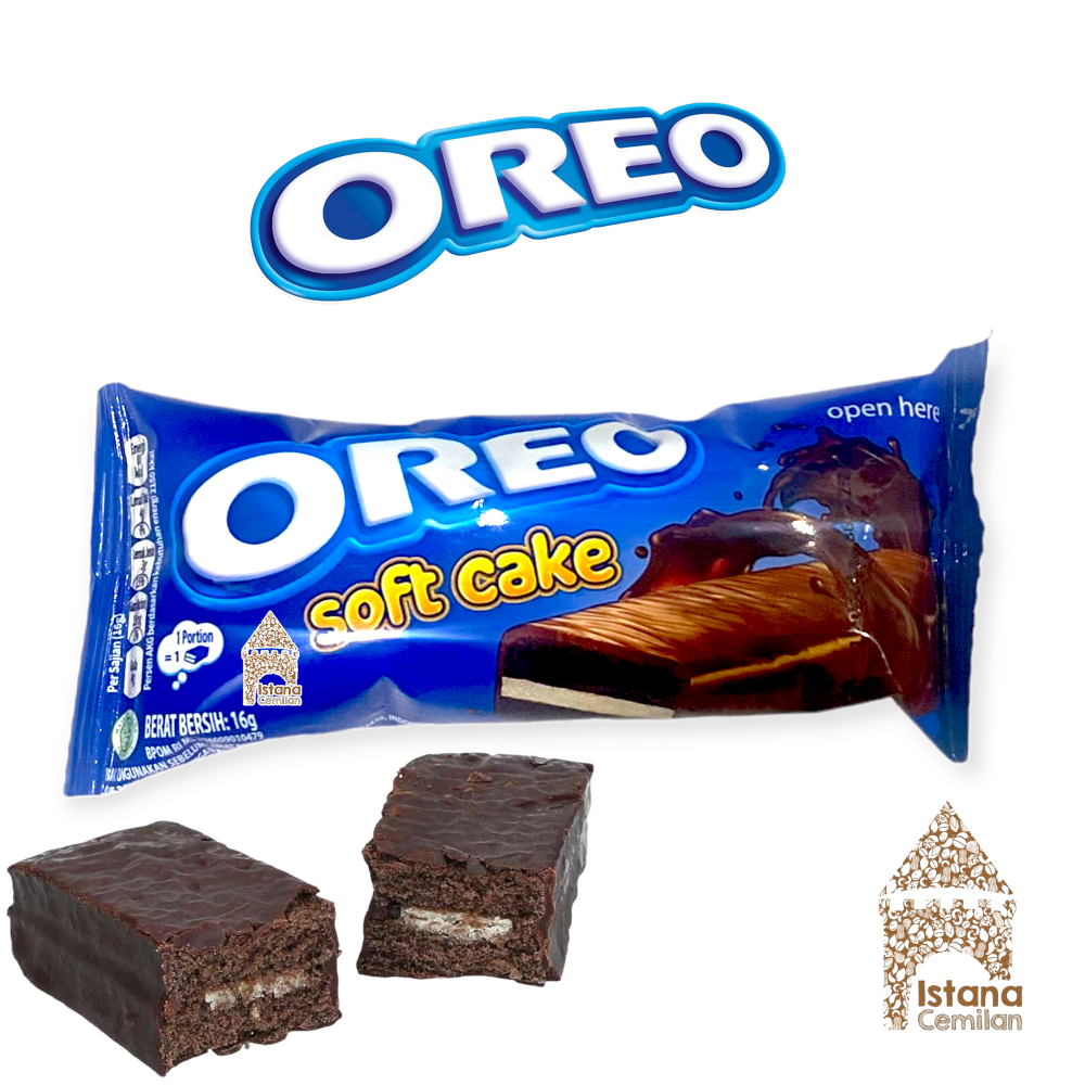Jual OREO Soft Cake Kue Bolu Cokelat 16 Gram SATUAN | Shopee Indonesia