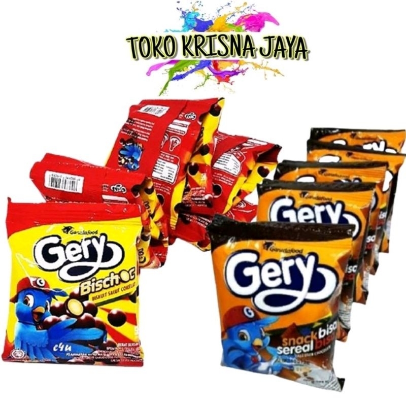 Jual GERY SNACK SEREAL | GERY BISCHOC RENCENG NETTO 10 PCS X 5 GR ...