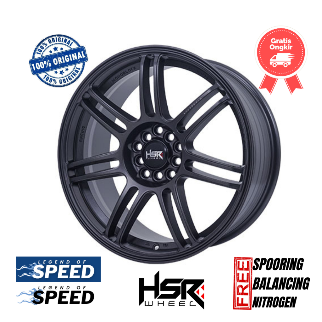 Jual Velg HSR Ring 18 BOON (Avanza, Zenix, HRV, CRV, Xpander, Civic Dll ...