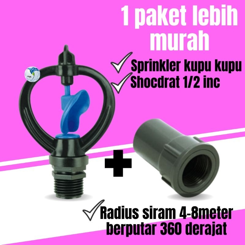 Jual Sprinkler Pertanian Spinkler Kupu Kupu Penyiraman Tanaman Taman ...