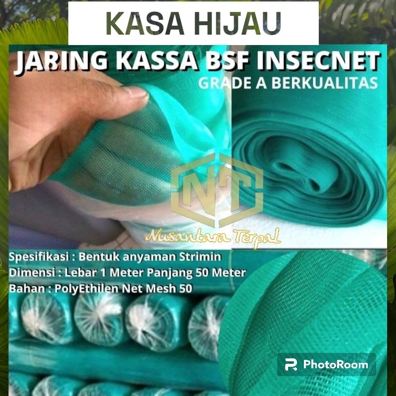 Jual jaring kasa hijau insect net super istimewa grade A kuat dan ...