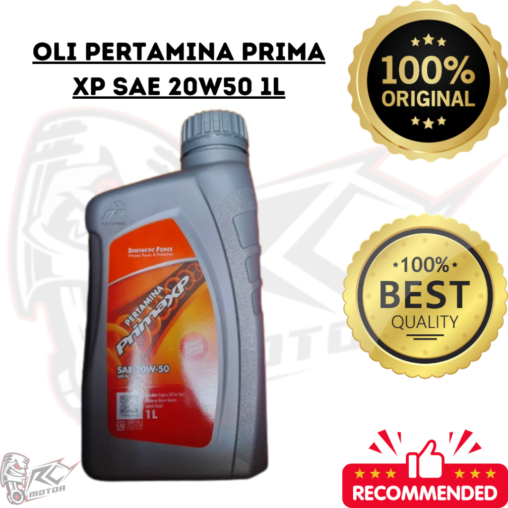 Jual OLI PERTAMINA PRIMA XP SAE 20W50 1L | Shopee Indonesia