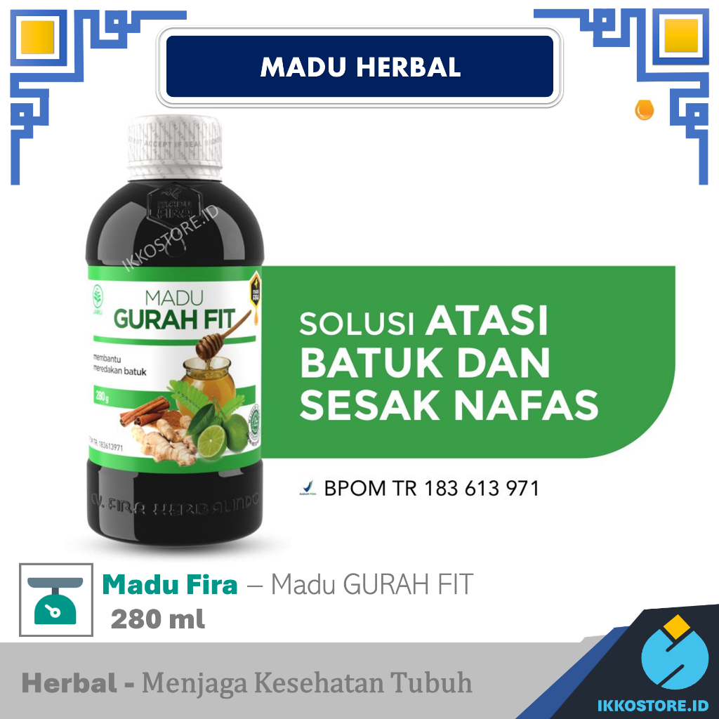 Jual Madu Gurah Fit Asli original Madu Gurahfit Obat Batuk Radang ...