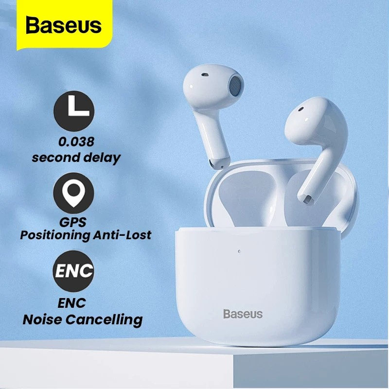 Jual BASEUS Bowie E3, BASEUS Encok W3 True Wireless/TWS/Earphone ...