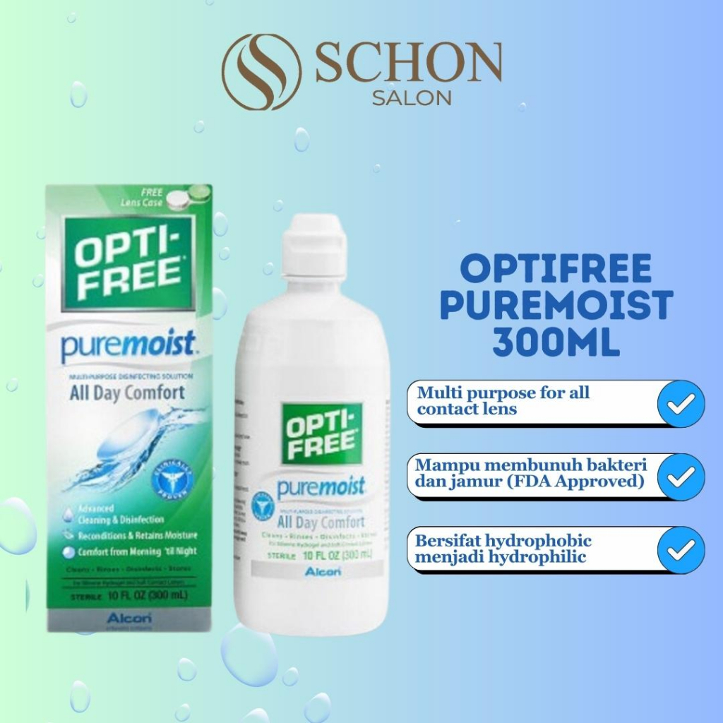 Jual Air softlens Opti Free Puremoist 300ml solution | Shopee Indonesia