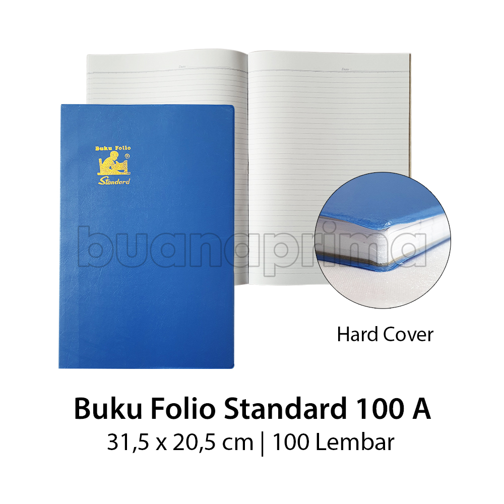 Jual Buku FOLIO STANDARD COVER PLASTIK 100 Lembar Hard Cover Premium ...