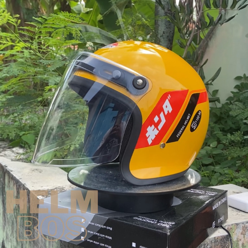 Jual HELMBOS | HELM GL SERIES || HONDA GANK || SNI (Bisa COD) FREE ...