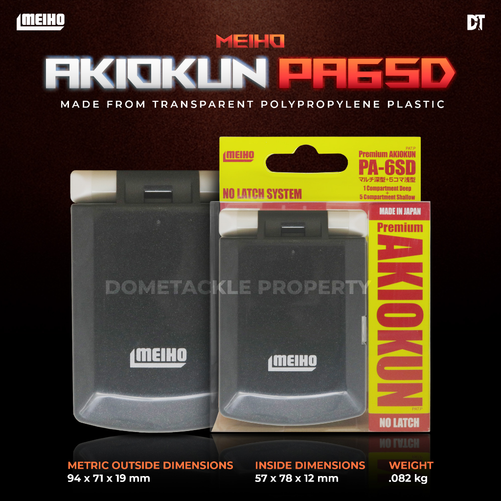 Jual Meiho Akiokun PA-6DD Box Split Ring Parts Case 97 x 64 x 30 mm Tackle Box | Shopee Indonesia