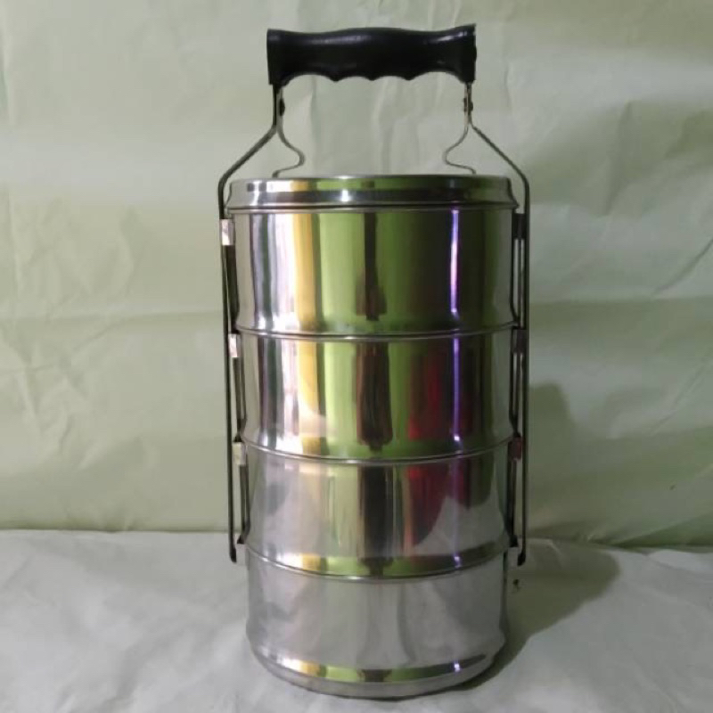 Jual RANTANG STAINLESS STEEL 4 Susun Diameter 16 cm | Shopee Indonesia