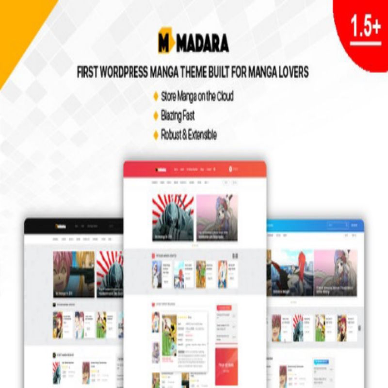 Jual Madara - WordPress Theme for Manga By MangaBooth | Shopee Indonesia