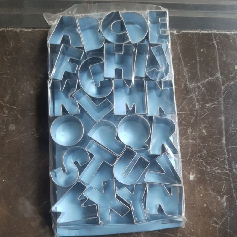 Jual Cetakan Huruf /Alphabeth/Kue kering Stainless Steel | Shopee Indonesia