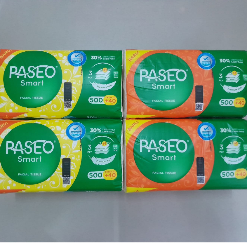 Jual PASEO SMART FACIAL SOFT PACK 540'S | Shopee Indonesia