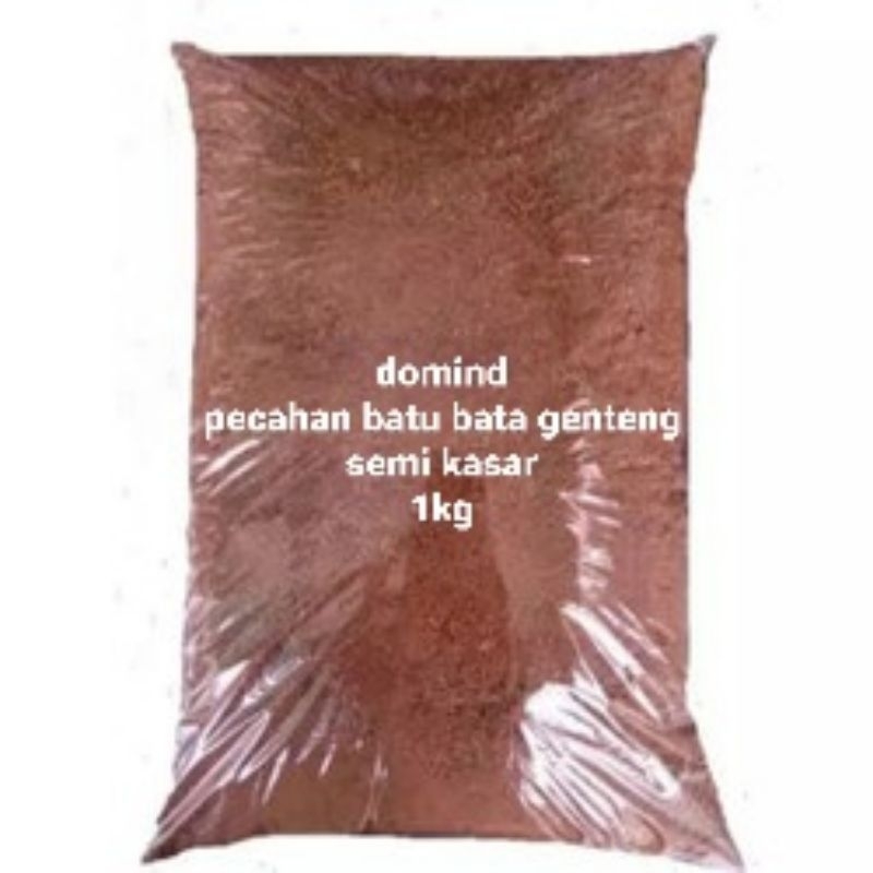 Jual Pecahan Batu Bata Merah Genteng Semi Kasar Media Tanam 1kg ...