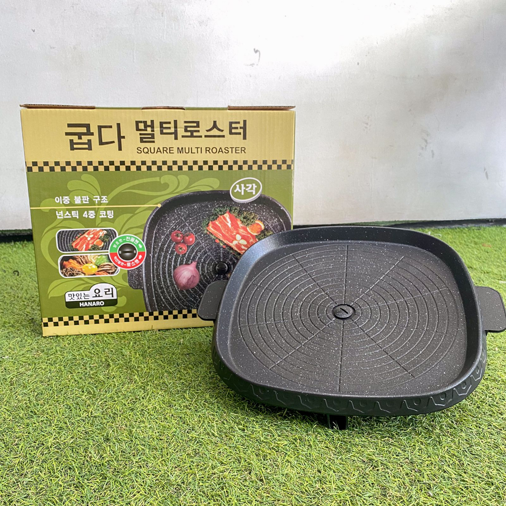 Jual Grill Pan 32cm | Panci Persegi Korean BBQ | Shopee Indonesia