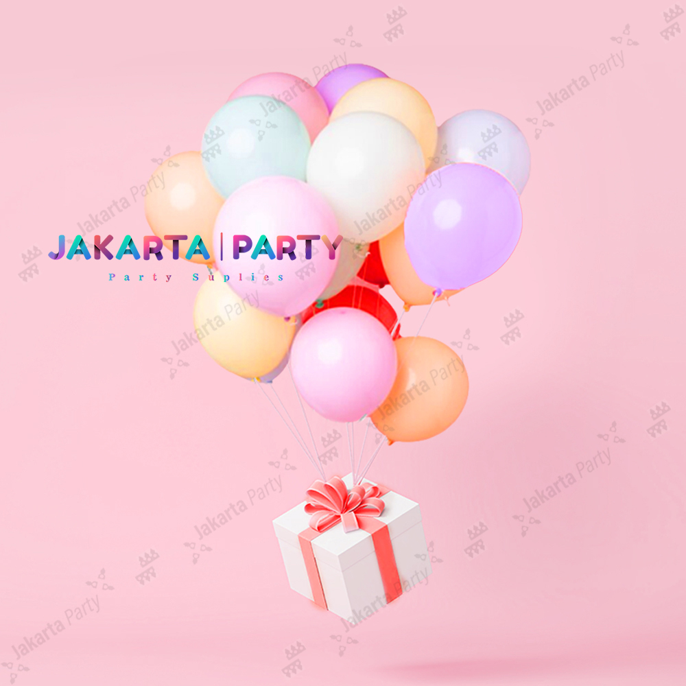 Jual Balon Latex Macaron 12 inch isi 50 pcs / Balon per pack / Balon ...