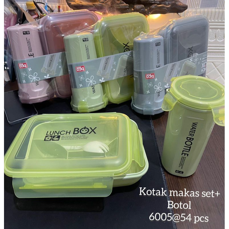 Jual SET KOTAK MAKAN + BOTOL/LUNCH BOX SET | Shopee Indonesia