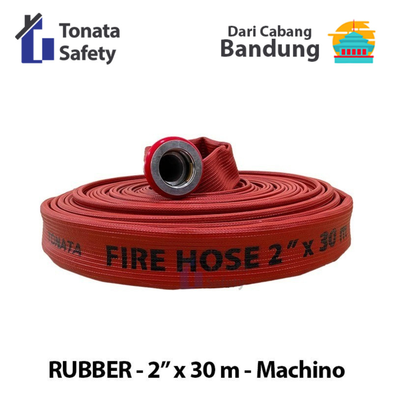 Jual Fire Hose Rubber Tonata 2" x 30m / Selang Pemadam 30 m | Shopee Indonesia