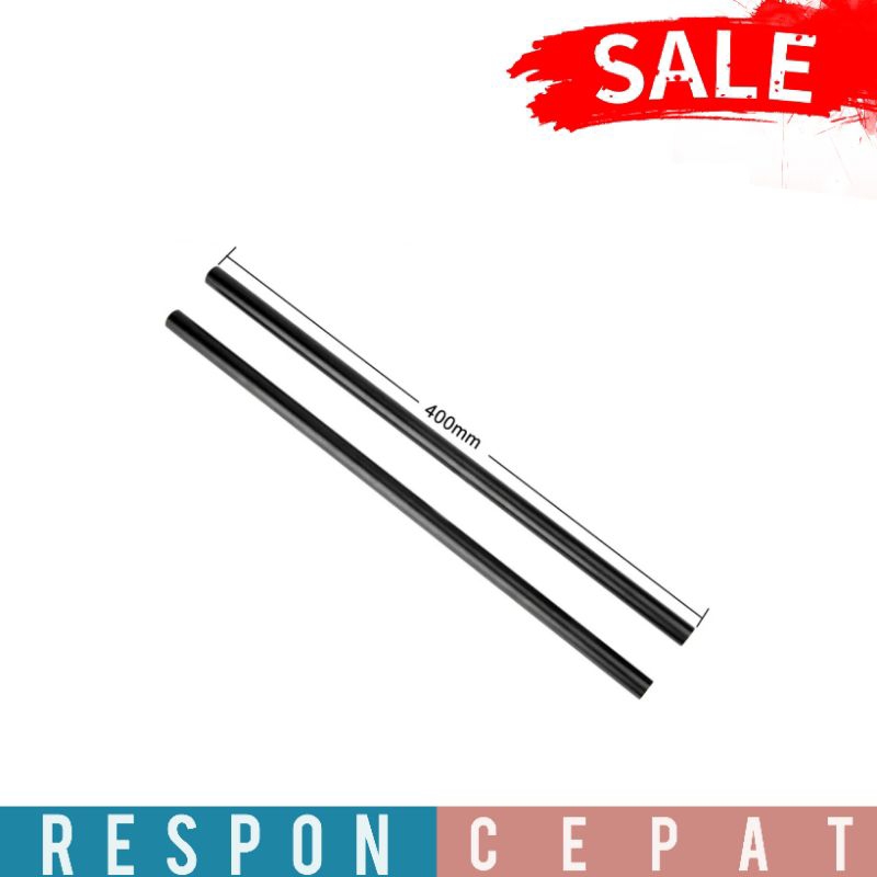 Jual Rod Rail Kamera Rig 15Mm Bahu Cage Batang Rel Aluminium 40 CM ...