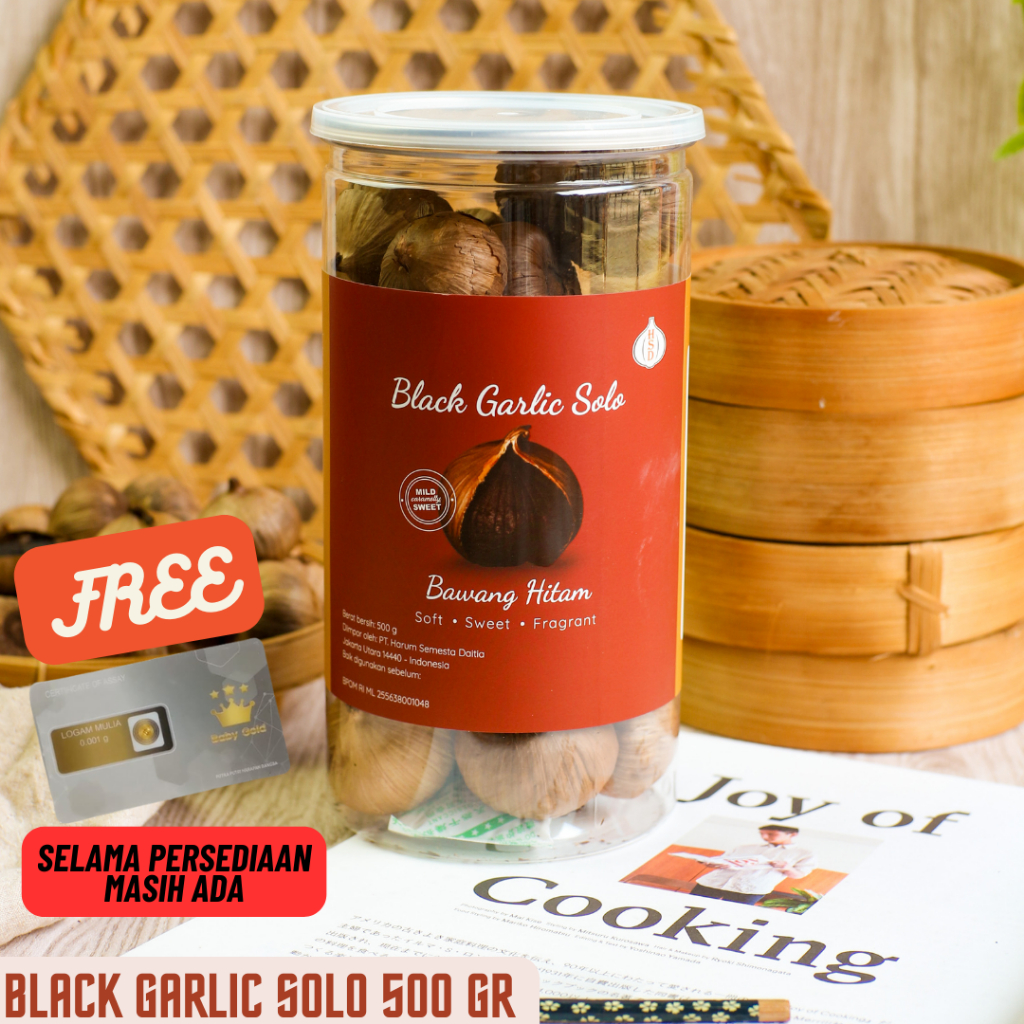Jual HSD Black Garlic Solo ( Bawang Hitam Tunggal) 500 Gr | Shopee ...