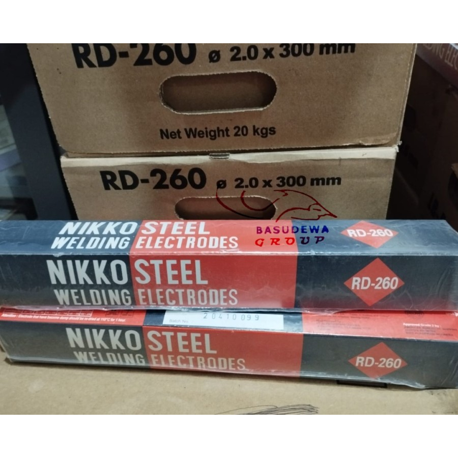 Jual KAWAT LAS RD-260 2mm x 300mm (2KG) / KAWAT LAS RD 260 2 mm PER 2KG ...