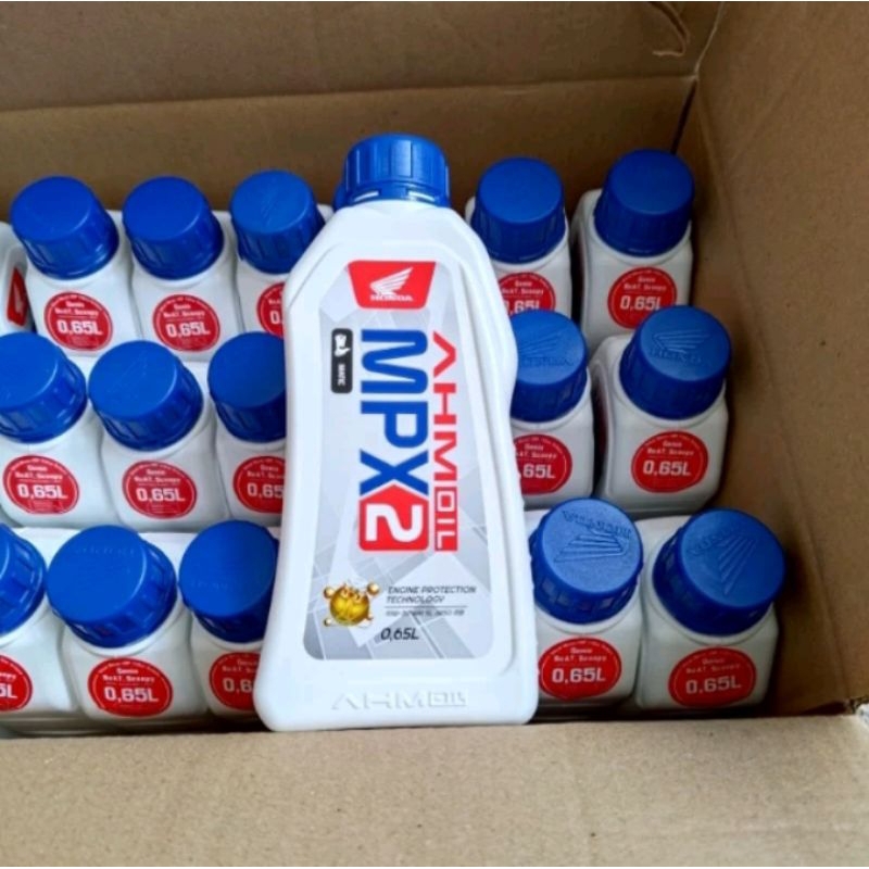 Jual OLI MPX2 0,65 LITER 1 DUS ISI 24 BOTOL AHM OIL MPX 2 0,65L untuk ...