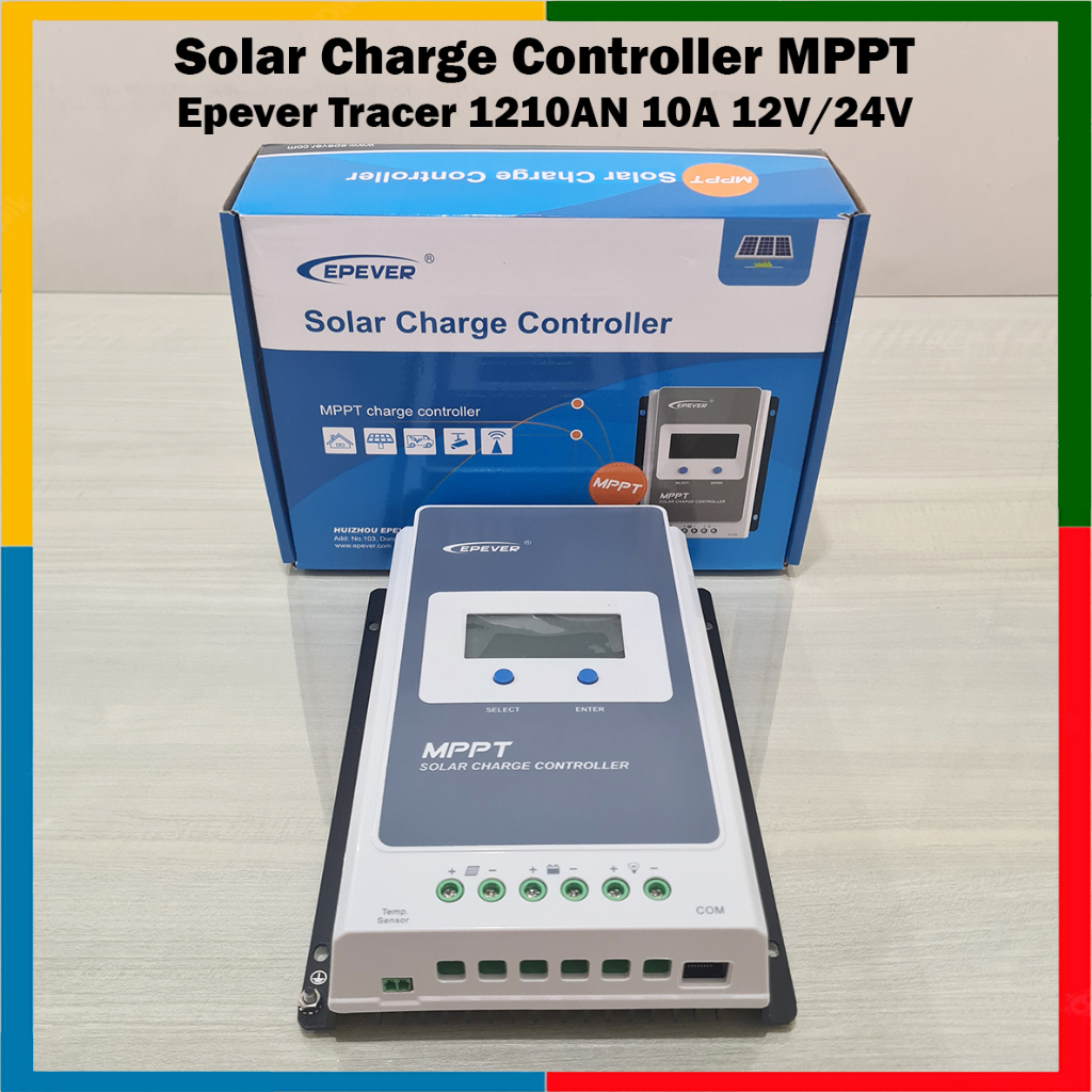 Jual Epever Tracer 1210an 10a 12v/24v scc mppt solar charge controller | Shopee Indonesia