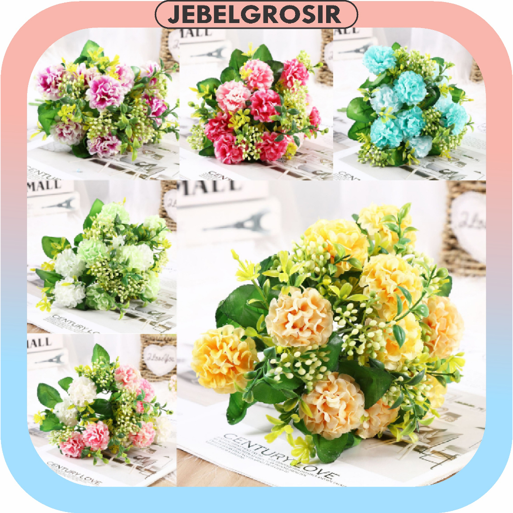 Jual Bunga Buket Bunga Dekorasi Tanaman Artifisial Pesta BG148 | Shopee ...