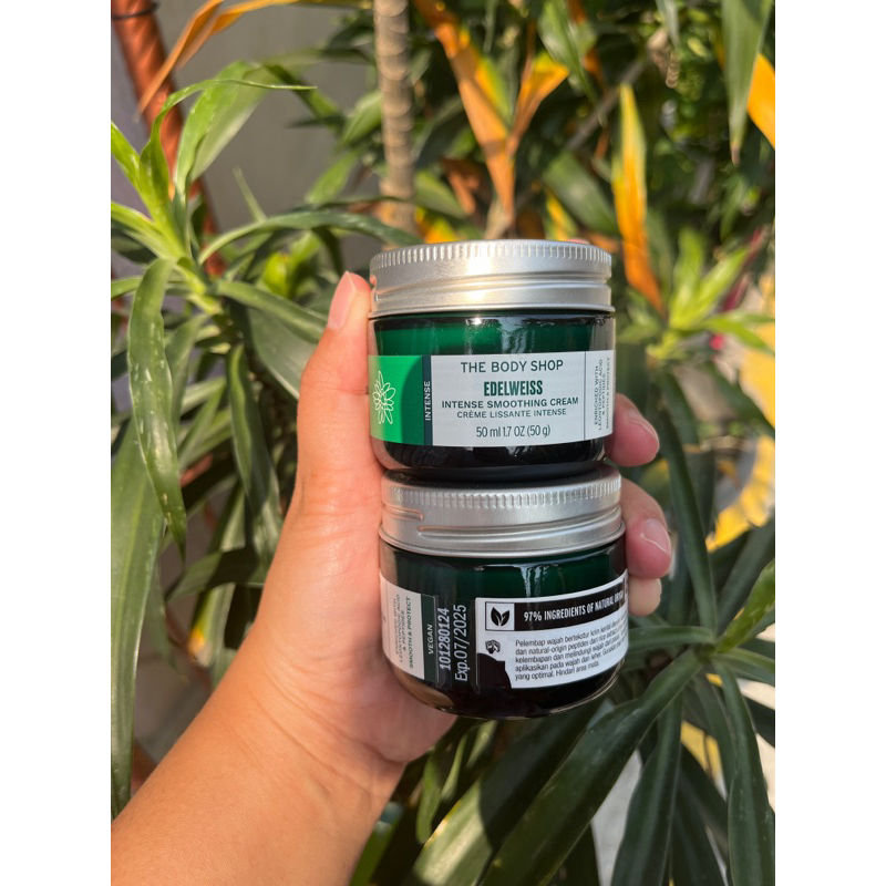 Jual The Body Shop Intense Smoothing Cream Edelweiss | Shopee Indonesia