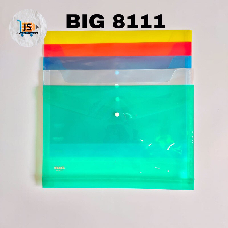 Jual Map Plastik Kancing Folio F4 BIG 8111 | Shopee Indonesia