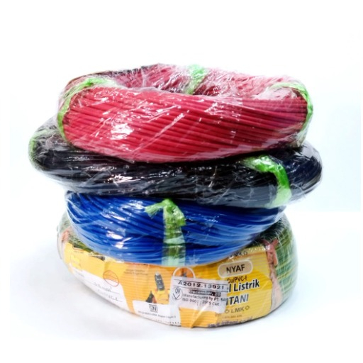 Jual Kabel Listrik NYAF 0,5mm KITANI Rol 50m Tembaga SNI | Shopee Indonesia